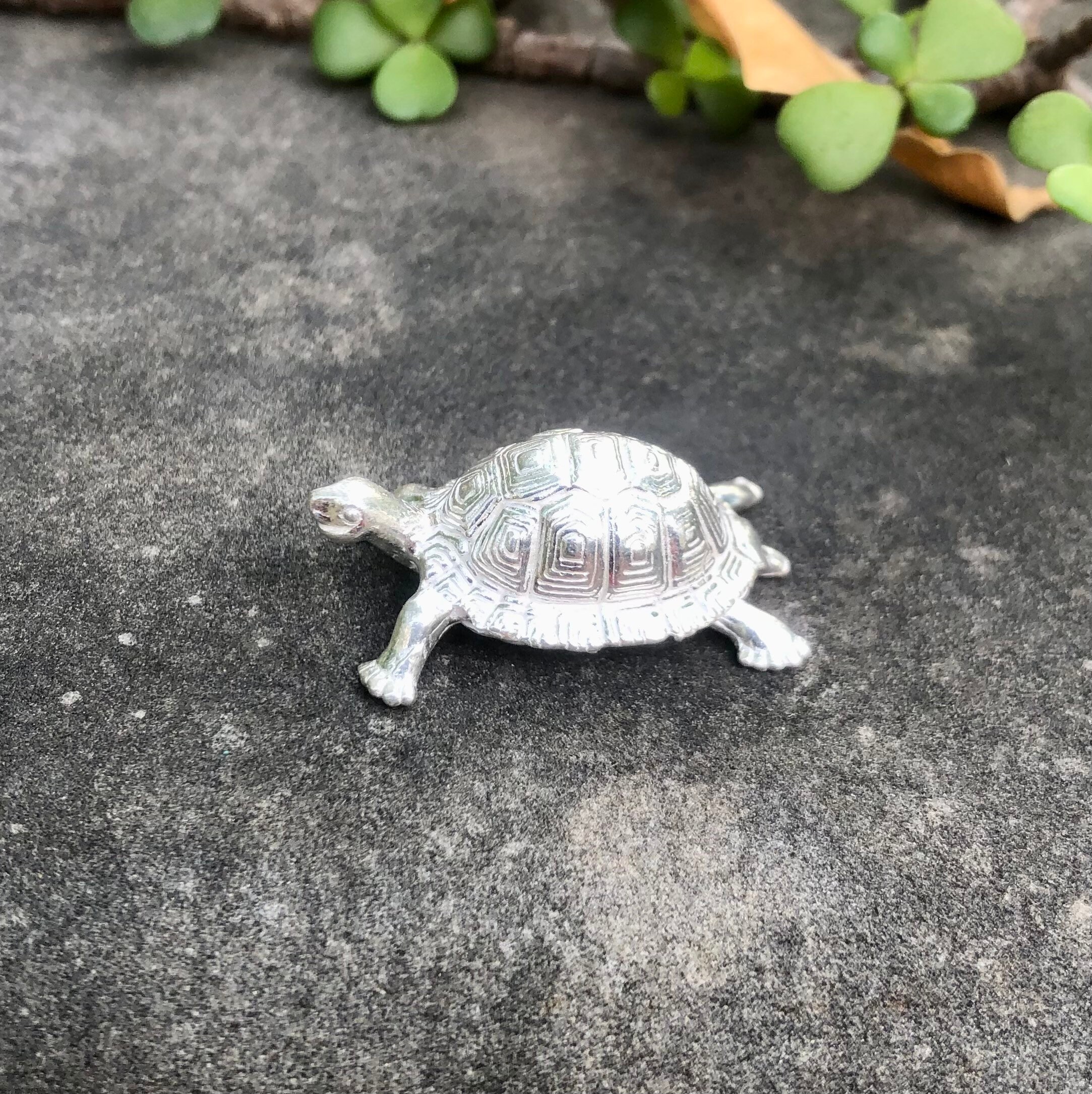 999 Silver Hindu Religious Lord Vishnus Turtle Kachua Kurma Avatar 3.5 ...