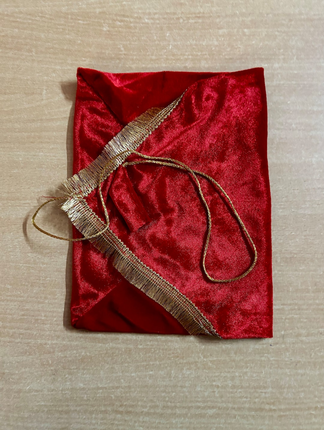 Velvet Cloth Cover for Holy Religious Books Geeta Ramayan Bible Quran ...