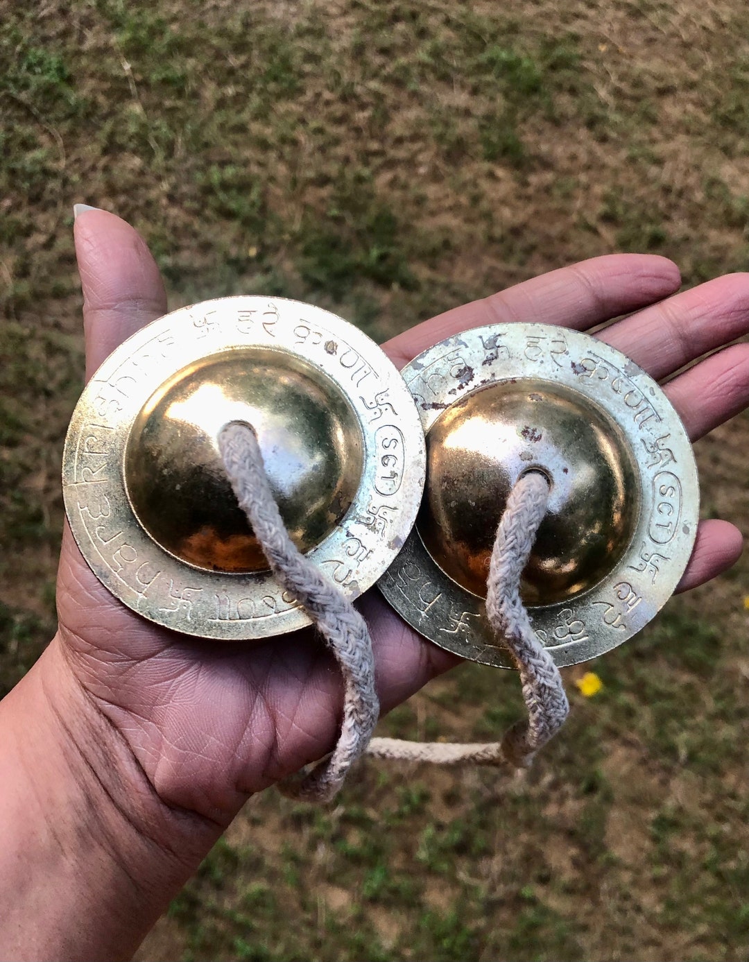 3 Inch Hand Cymbals Metal Manjira Manjeera Manjire Indian Percussion ...