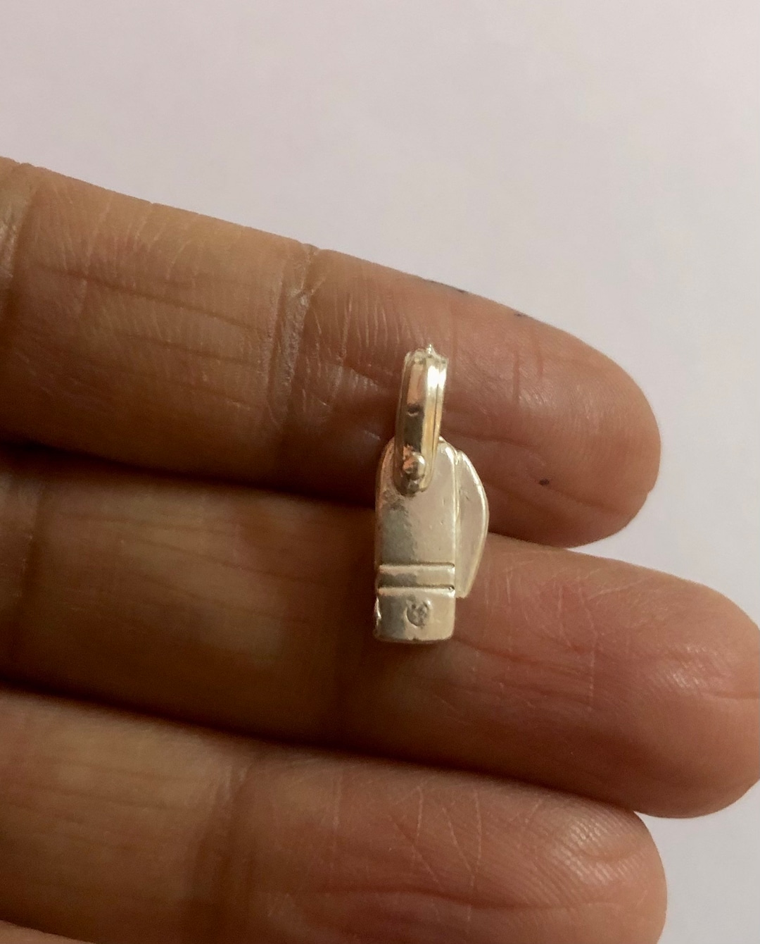 Artisan Crafted Pure Silver Nazar Locket Pendant, Evil Eye Protection ...