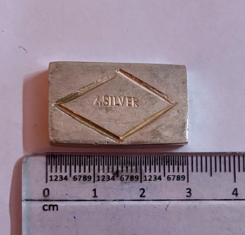 999 Pure Silver Handmade Silver Brick, Chandi Ki Int Eent, 20-21 Gram ...