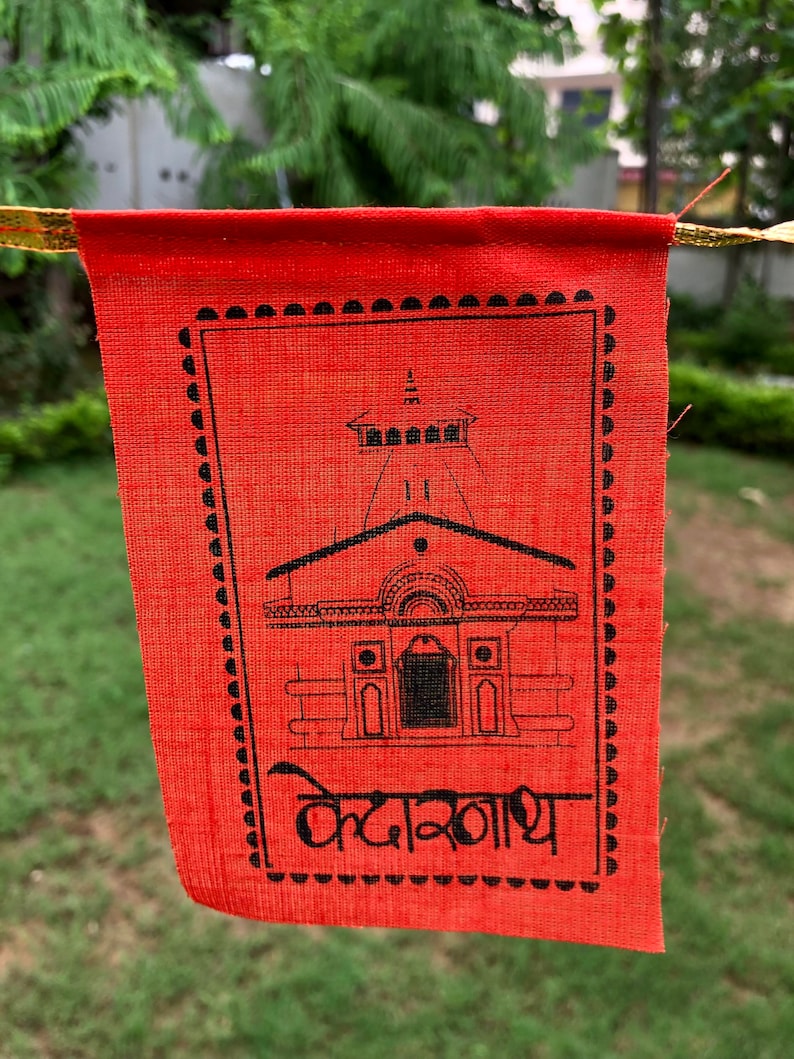 Himalayan Cloth Flags Hindu Prayer Flags Char Dham Flags - Etsy