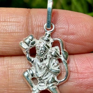 999 Silver Lord Hanumana, Hanuman Ji Pendant Oxidized Oxidised Jewelry ...