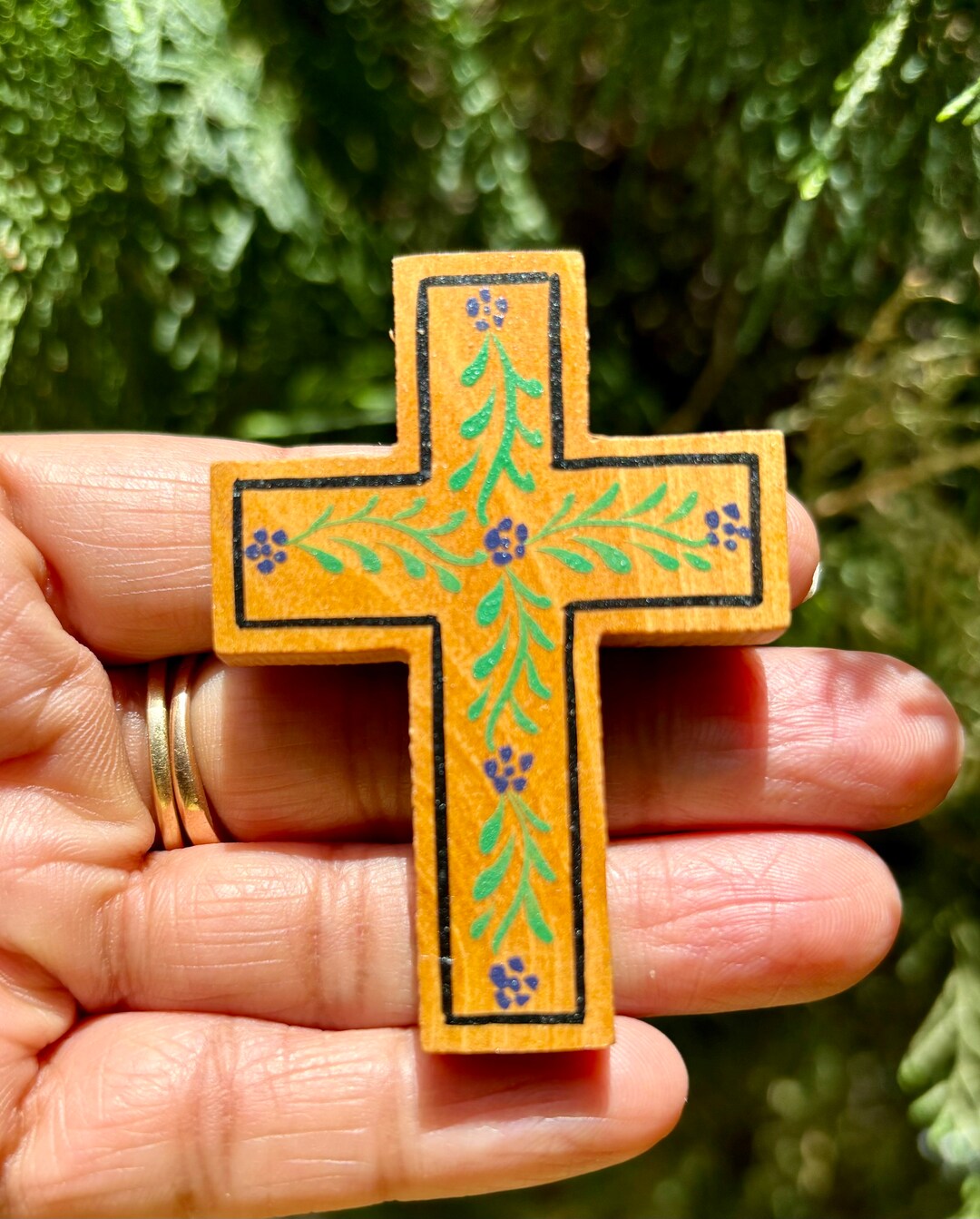 1 Pc Wood CROSS Pendant, Jesus Christ, Wooden Locket Handmade, 6 Cm ...