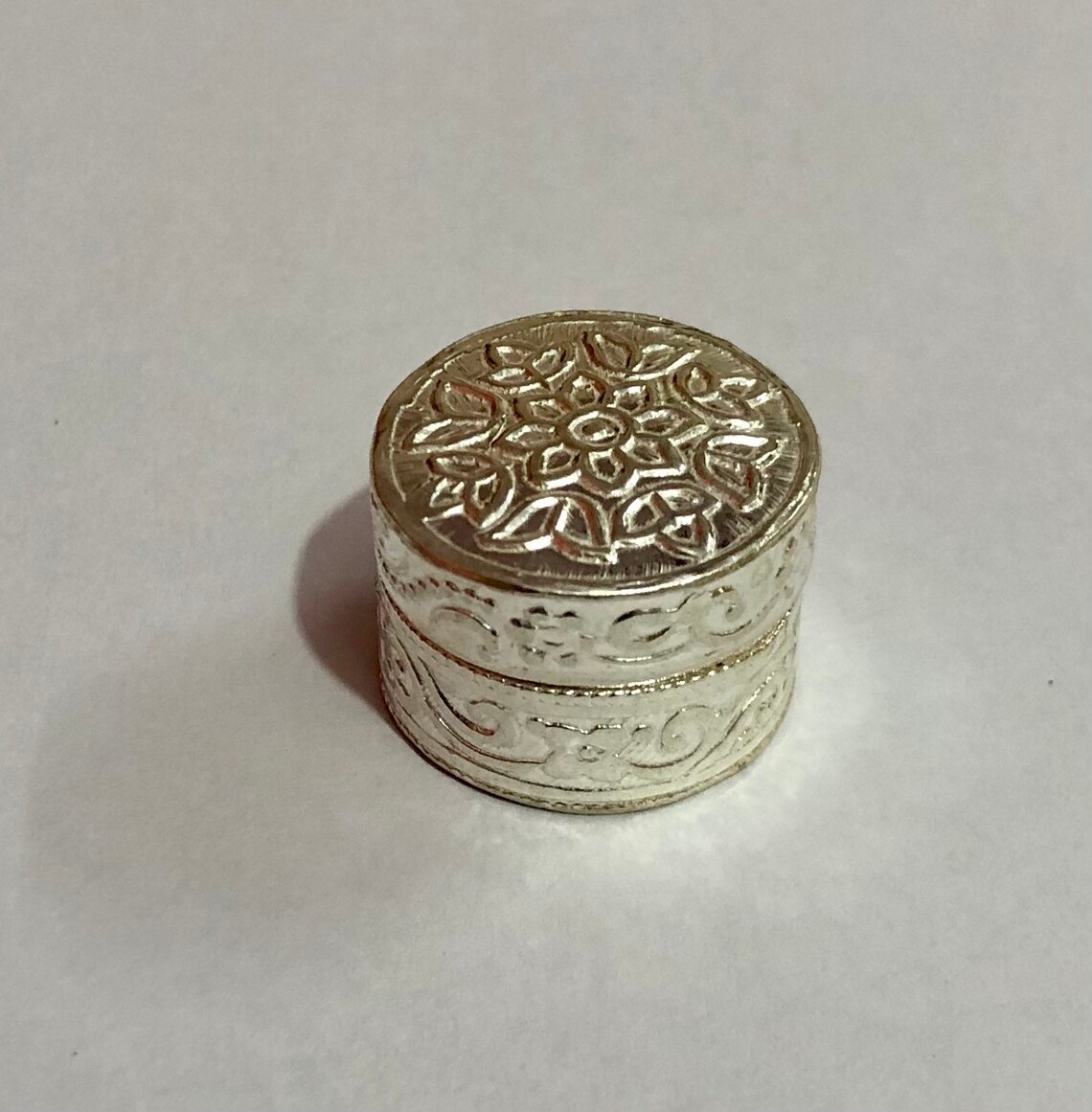 925 Silver Handmade Trinket Kajal Casket Jewelry Box Surma | Etsy