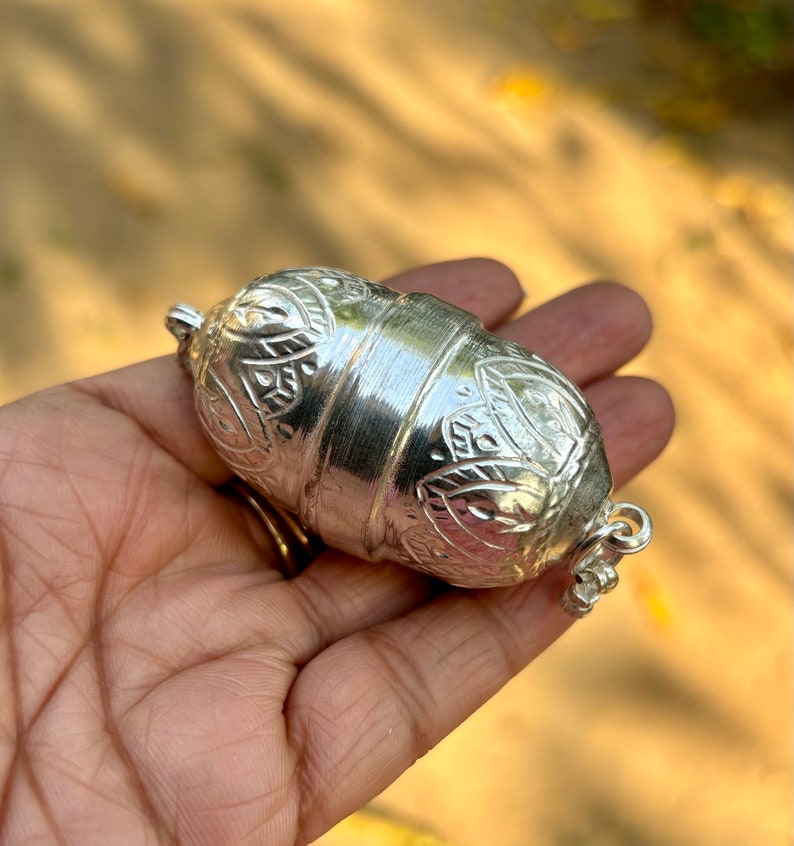 999 Silver Handmade Coconut, Hindu Religious Article, Shriphal, Nariyal ...