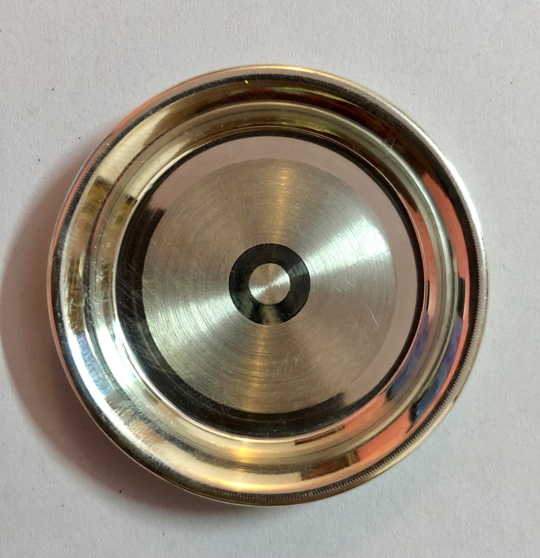 999 Silver Hindu Religious Plate for Keeping in Temple Puja 5 Cm 2 Inch ...