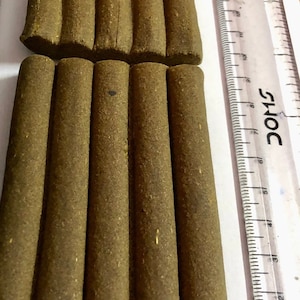 10 Wet Logs DHOOP Soft Moldable Indian GILI, Mixed Fragrances Incense ...