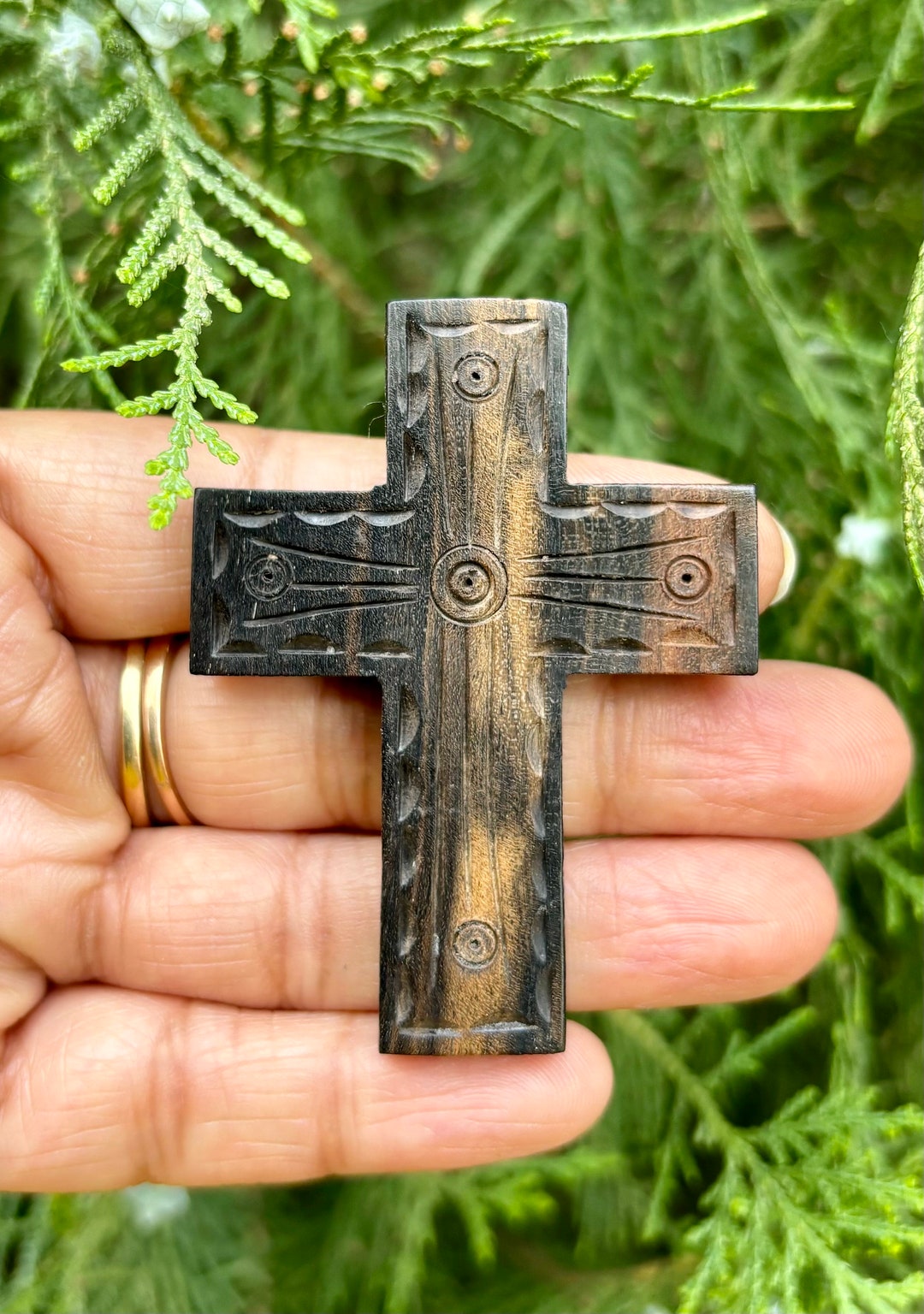 1 Pc Wood CROSS Pendant, Jesus Christ, Wooden Locket Handmade, 6 Cm ...