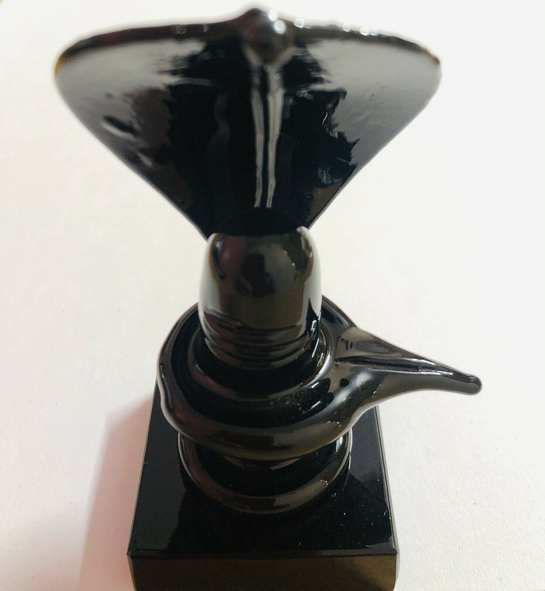 3.25 Inch Glass Shivling Hindu God Shiva Lingam With Snake, Pooja ...