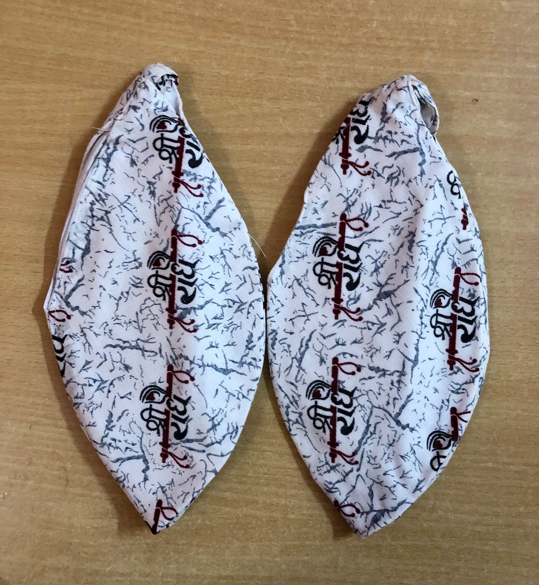 2 X Gomukhi Gomukh Jaap Japa Prayer Bag, Bead Bag, Embroidery With Zip ...