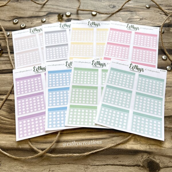 Habit Tracker Stickers - Etsy