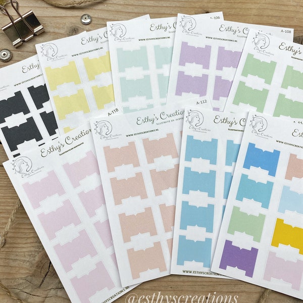 Index Stickers - Etsy