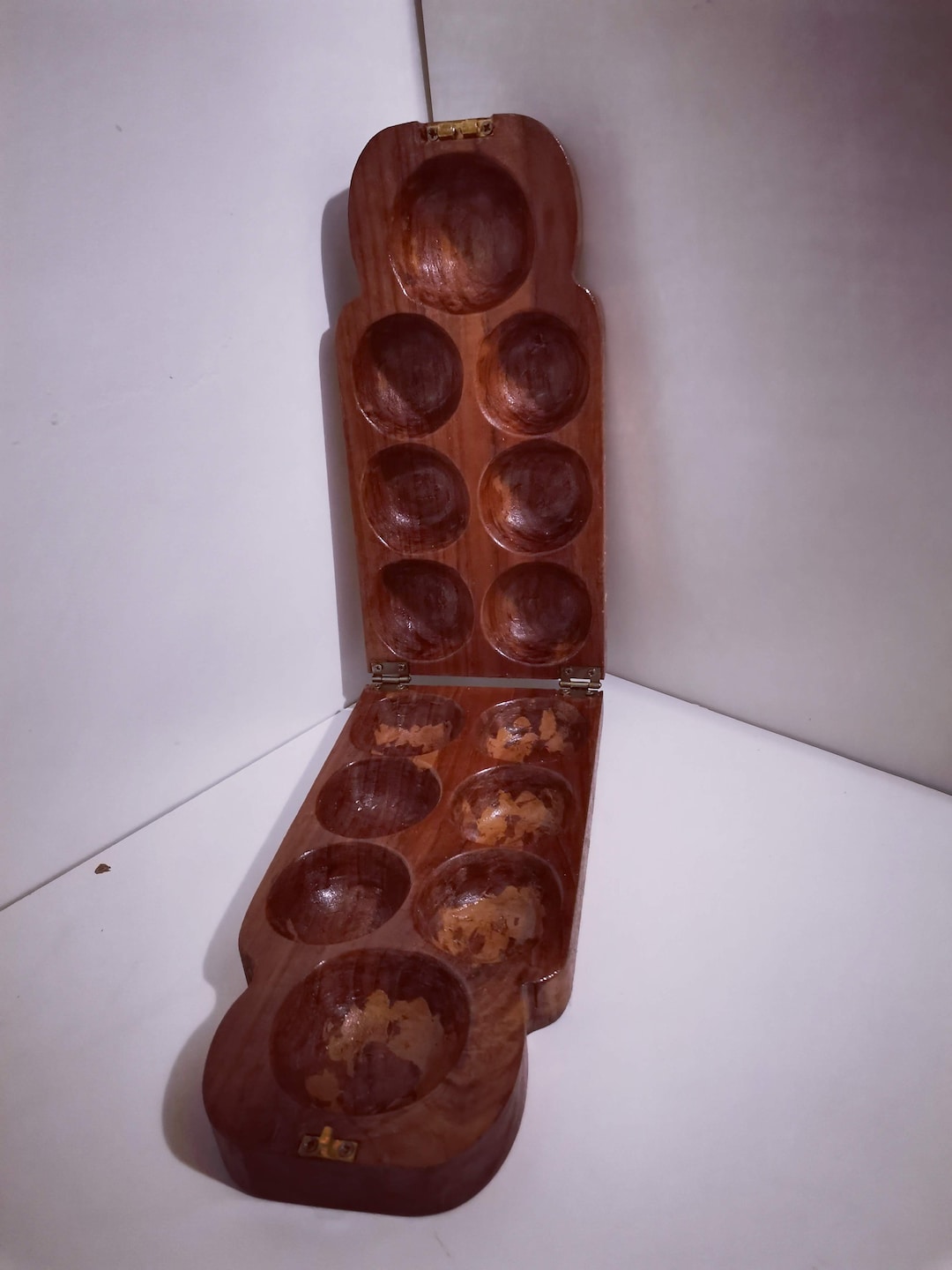 Uniquely Styled/carved Antique Board Game/ayo Olopon /oware/awale ...