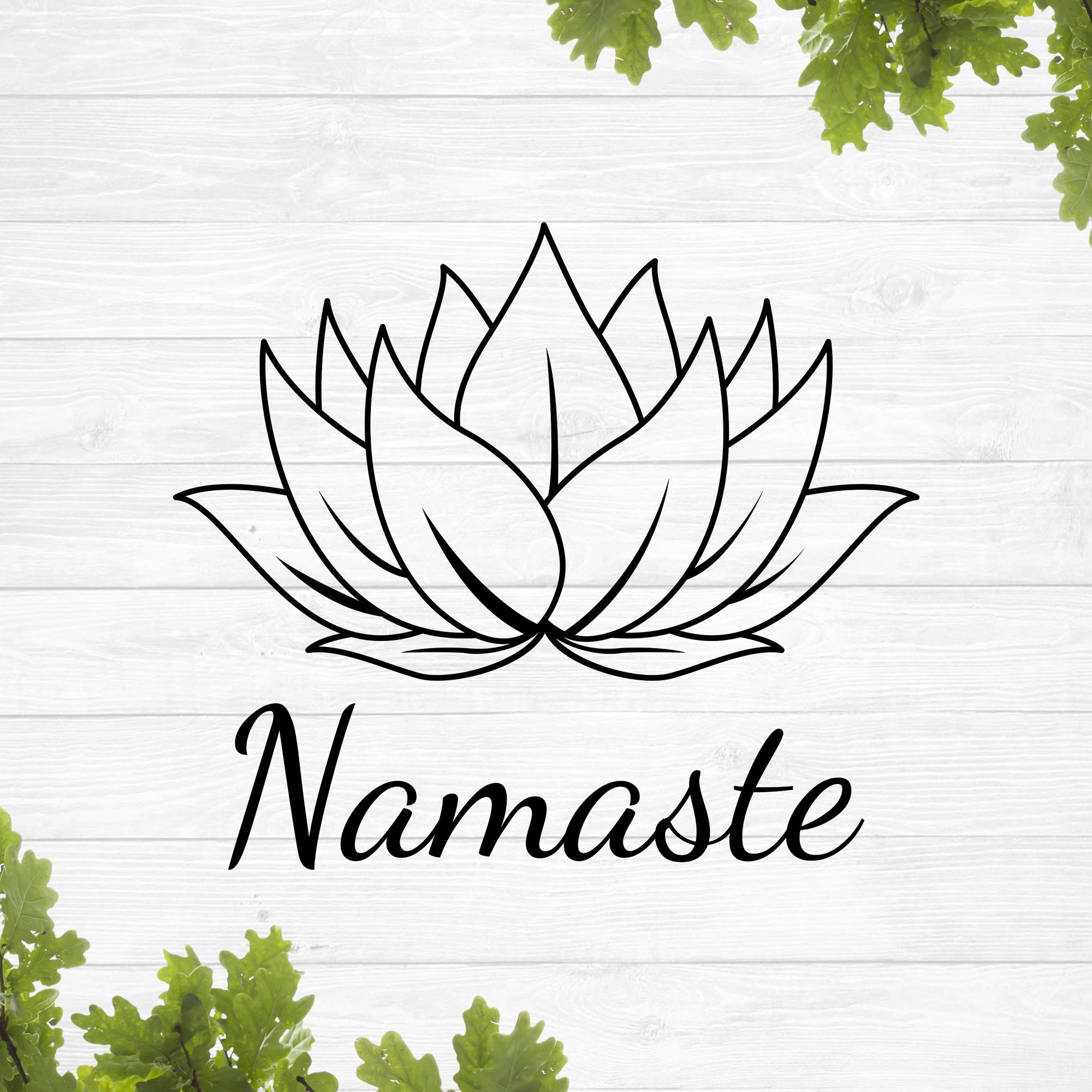 SVG namaste svg lotus flower svg lotus svg lotus mandala | Etsy