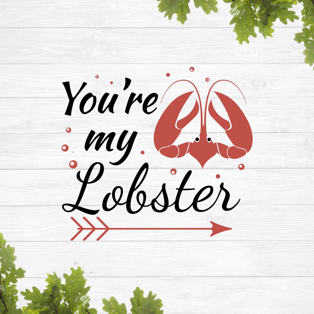 Eres mi langosta svg, San Valentín svg, Amor svg - Etsy México