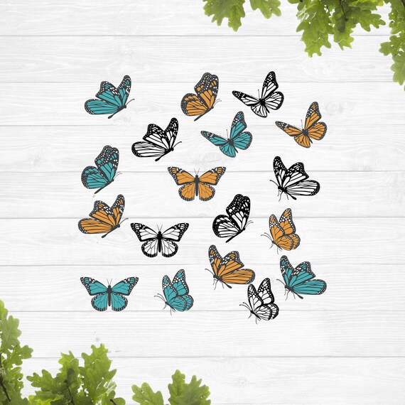 Bbutterfly svg mariposa monarca svg mariposa simple svg | Etsy España