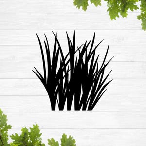 Grass Border Svg, Grass With Flowers Svg, Grasses Svg, Wild Grass Svg ...