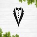 Tuxedo With Bow Tie Svg, Wedding Tuxedo Svg, Tuxedo Shirt, Men's ...