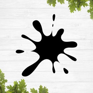 Paint Splatter Svg, Paint Splash Svg, Mud Splatter Svg, Paint Splotch ...