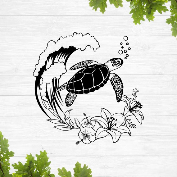 How To Draw A Hawaiian Turtle Step By Step