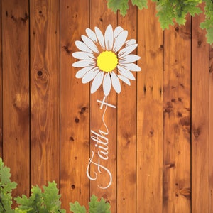 SVG, Faith Hope Love Daisy Svg, Daisy Flower Svg, Simple Daisy Svg ...
