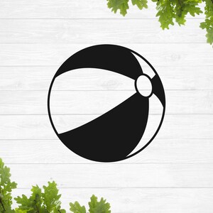 Beach Ball Svg, Summer Beach Cut Files, Classic Beach Ball Vector Files ...