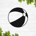 Beach Ball Svg, Summer Beach Cut Files, Classic Beach Ball Vector Files ...