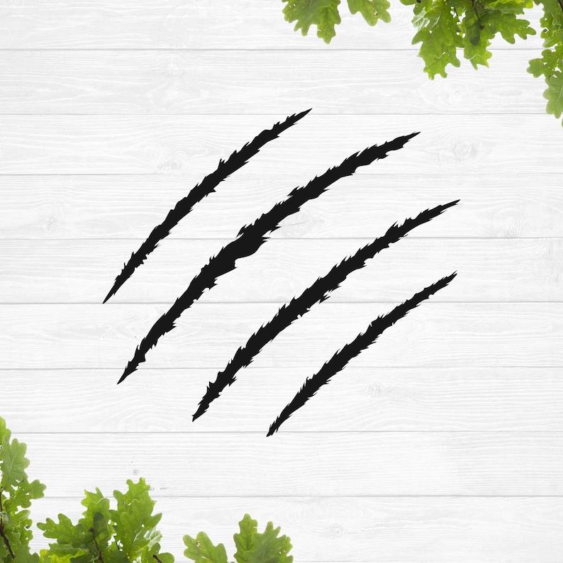 Dinosaur Claw Marks Svg Dinosaur Scratch Svg Dinosaur - Etsy