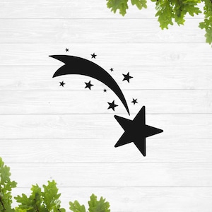 Shooting Star Svg, Sparkle Svg - Etsy