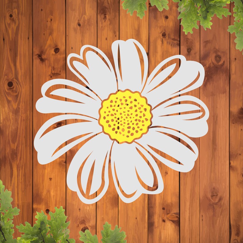 SVG Daisy Svg Daisy Flower Svg Simple Daisy Svg Daisy - Etsy Canada