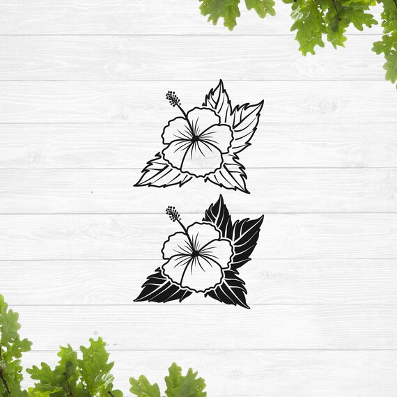 Aloha Flower Stencil
