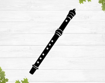 Flute SVG Flute DXF Flute PNG Flute Clipart Flute - Etsy