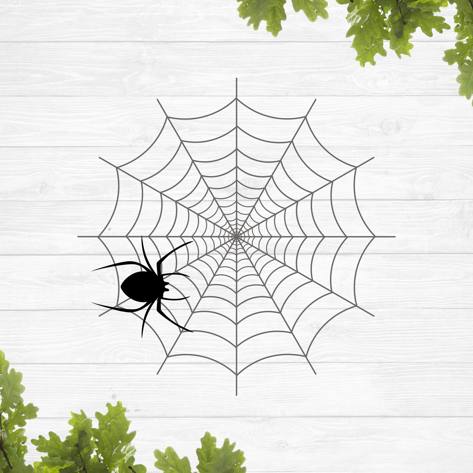 Realistic Corner Spider Web Svg - Etsy