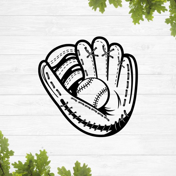 Baseball Glove Silhouette