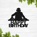 Dj Birthday Topper Svg, Disk Jockey Birthday Cake Topper Svg, Twenty ...