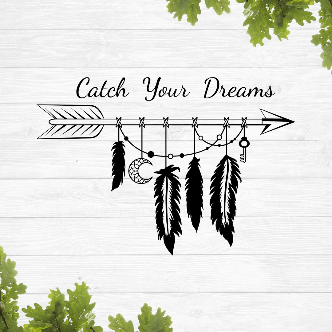 Boho Dream Catcher Svg - Etsy