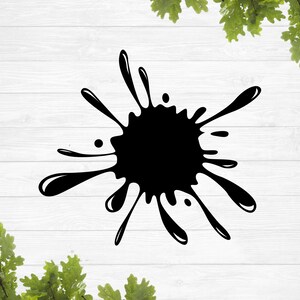 Paint Splatter Svg, Paint Splash Svg, Mud Splatter Svg, Paint Splotch ...
