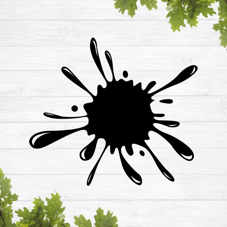 Paint Splatter Svg, Paint Splash Svg, Mud Splatter Svg, Paint Splotch ...