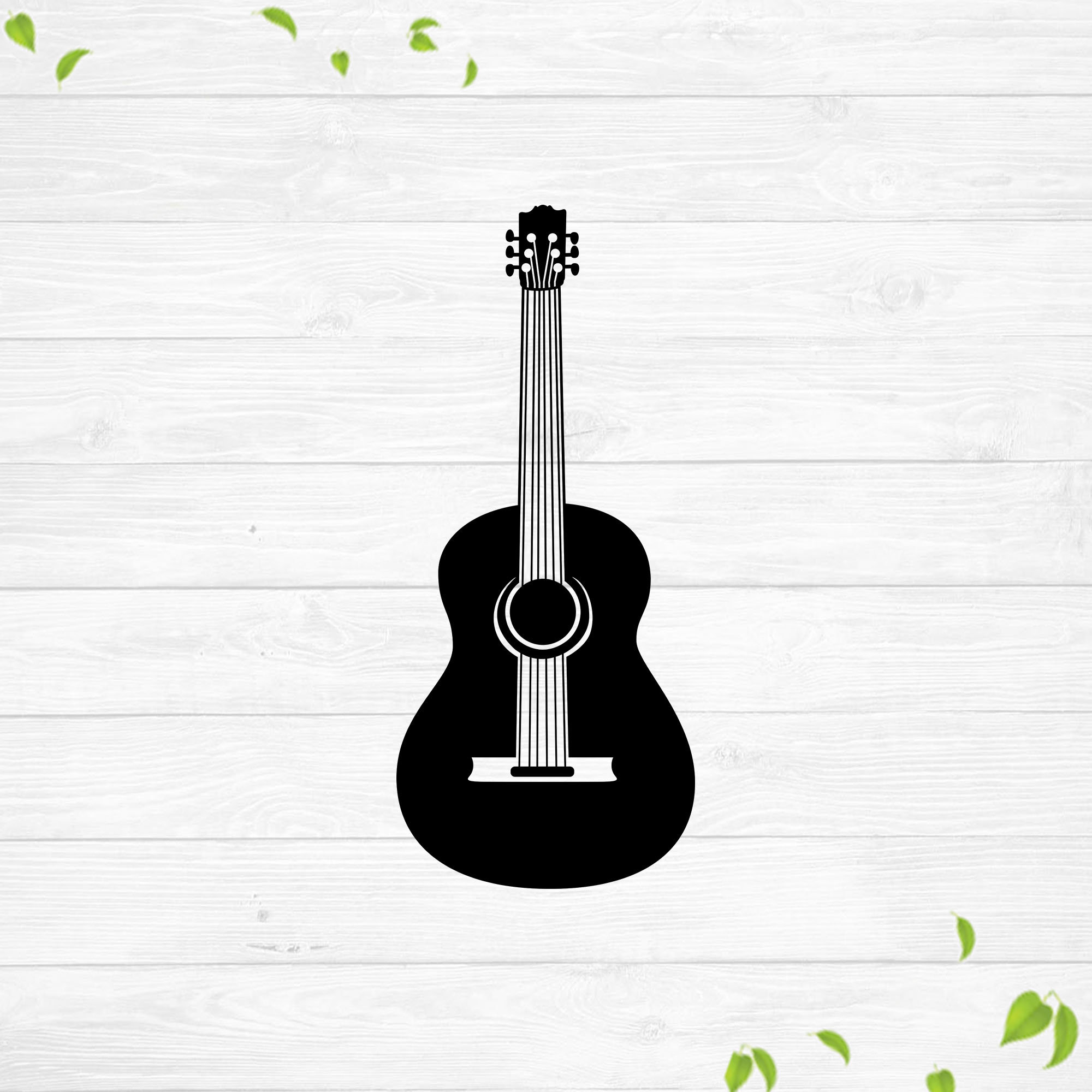 SVG Acoustic Guitar Svg Guitar Svg Guitar Silhouette Svg - Etsy
