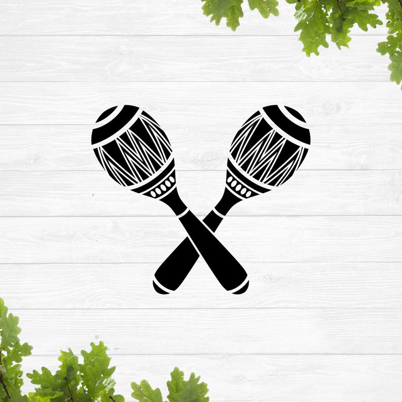 Maraca Svg, Maracas Svg, Cinco De Mayo Svg, Rumba Shakes Svg, Latin ...