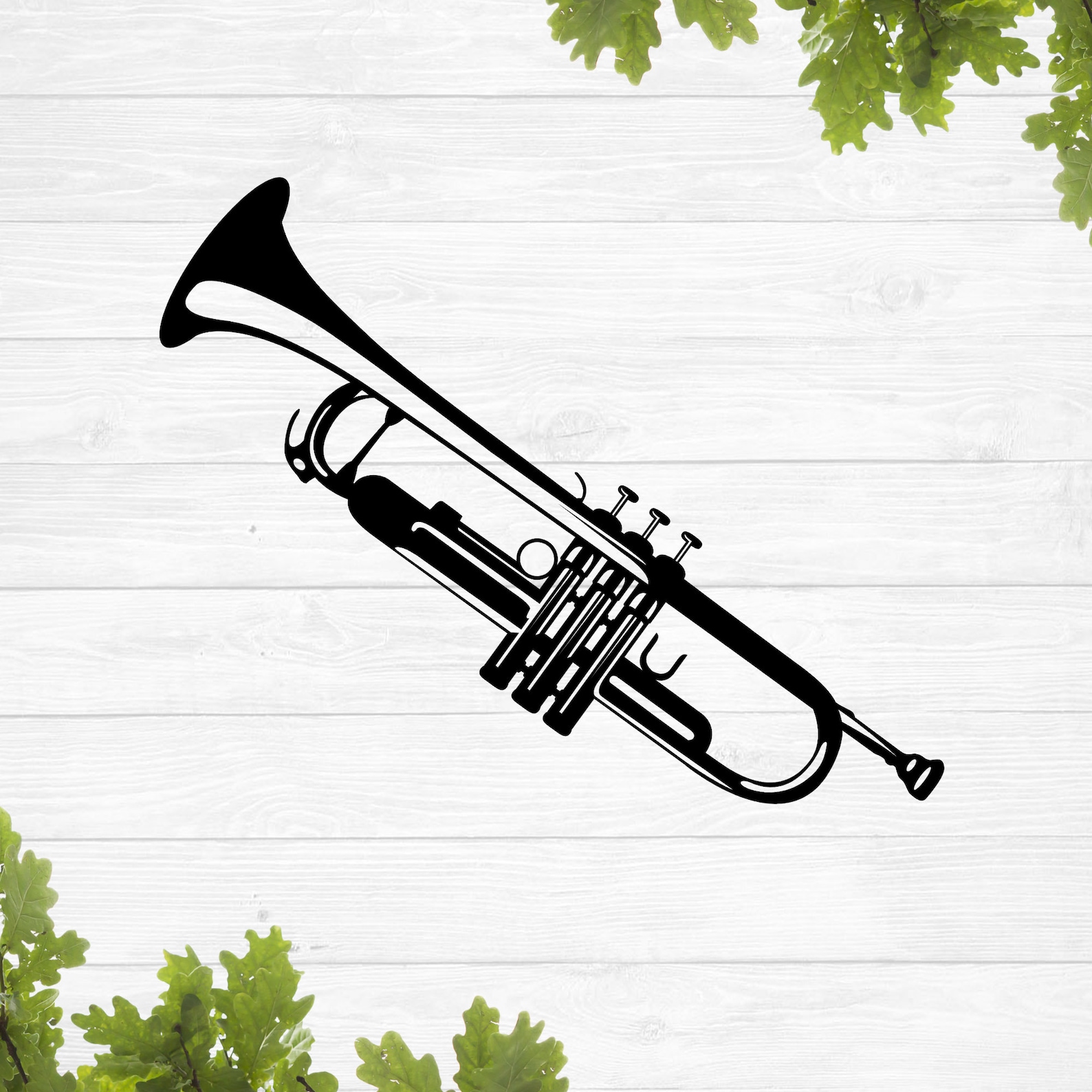 SVG Trumpet Svg 2 Music Svgs Musical Instrument Svg Vinyl | Etsy