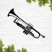 SVG, Trumpet Svg #2, Music Svgs, Musical Instrument Svg, Vinyl Stencil ...