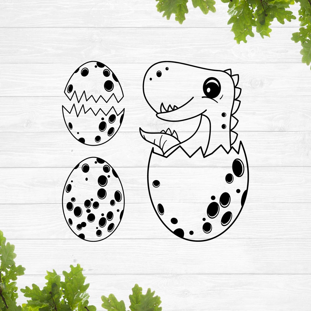 Dinosaur Egg Svg, Kid Dinosaur Svg, Baby Dinosaur Svg - Etsy