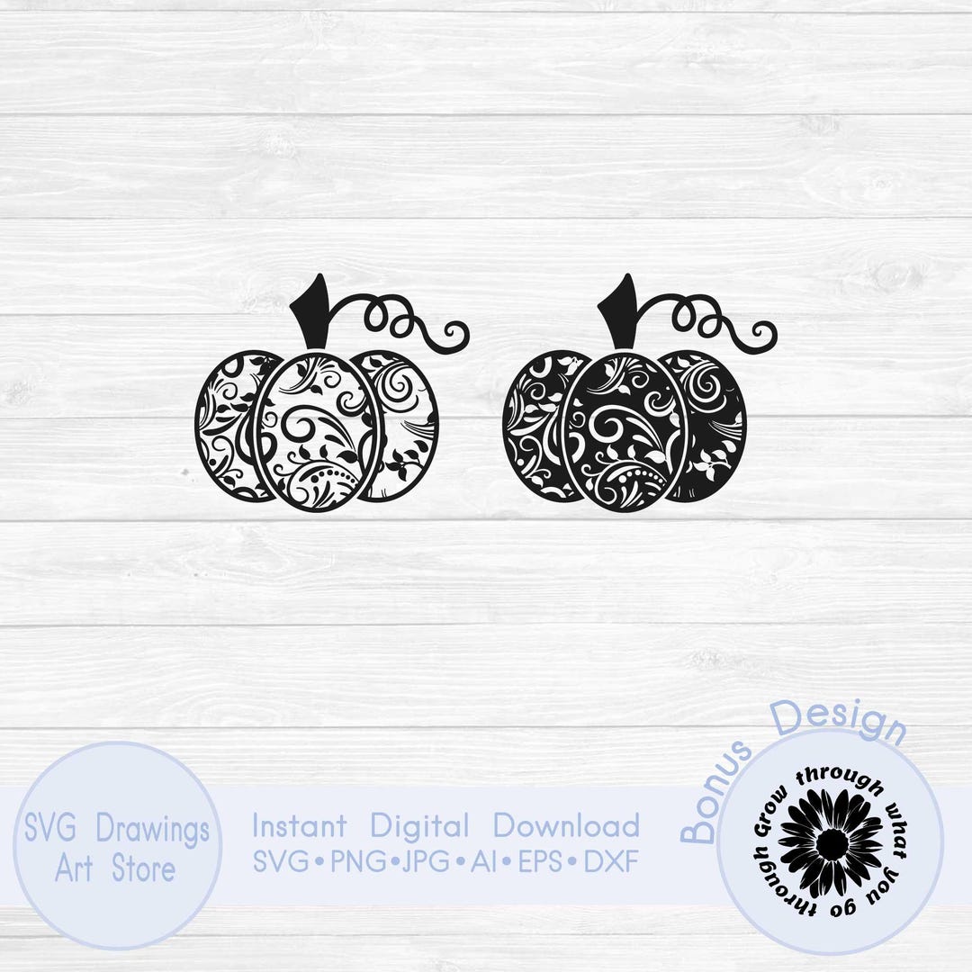 Fancy Pumpkin Svg, Pumpkin Outline Svg, Cute Pumpkin Svg, Fall Pumpkin ...