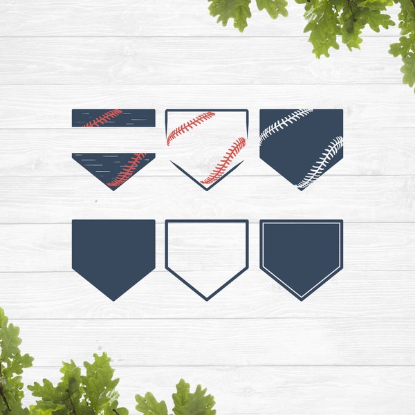 Homeplate Svg - Etsy