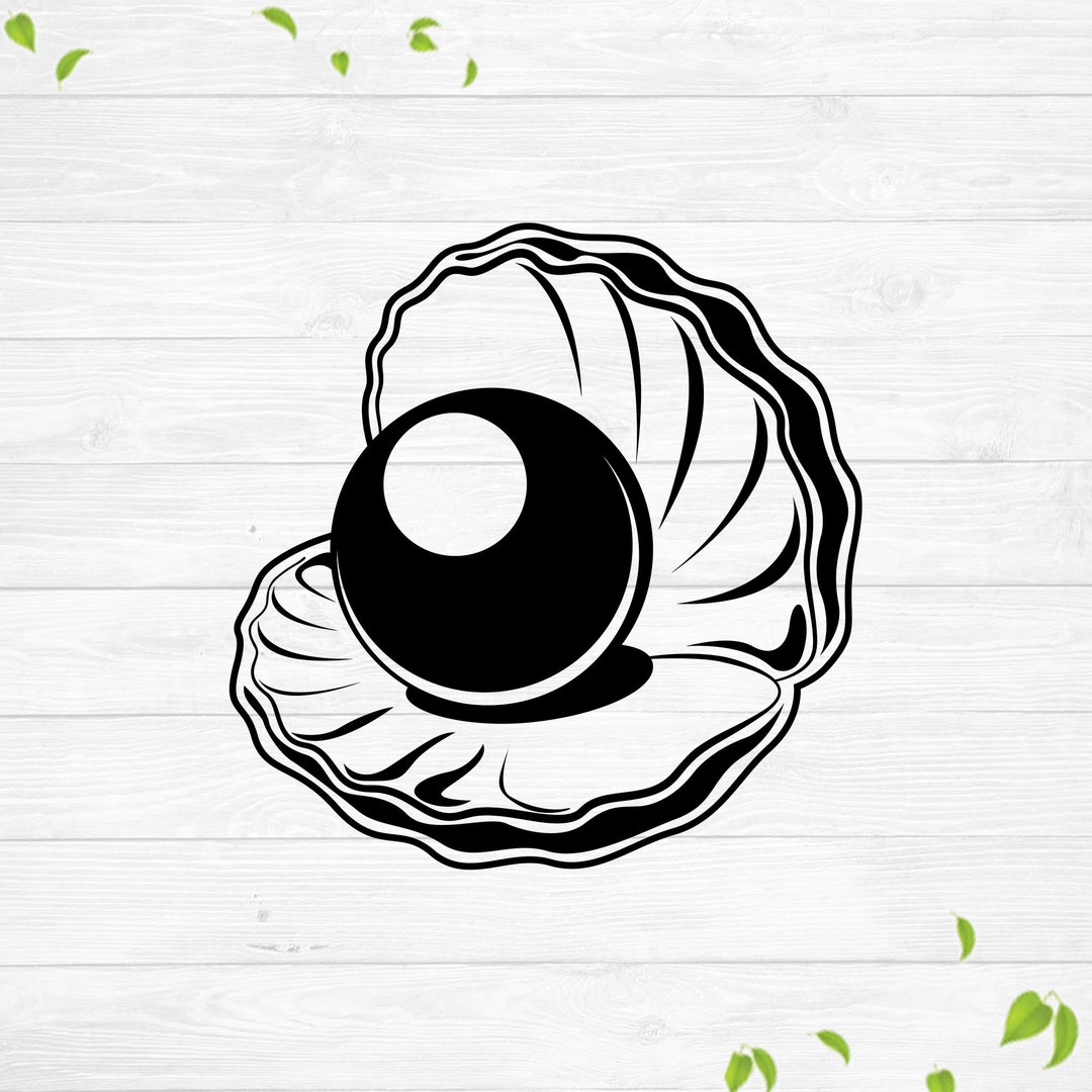 Pearl Svg, Clam Shell Svg, Black Pearl Svg, Aka Pearls Svg, Sublimation ...