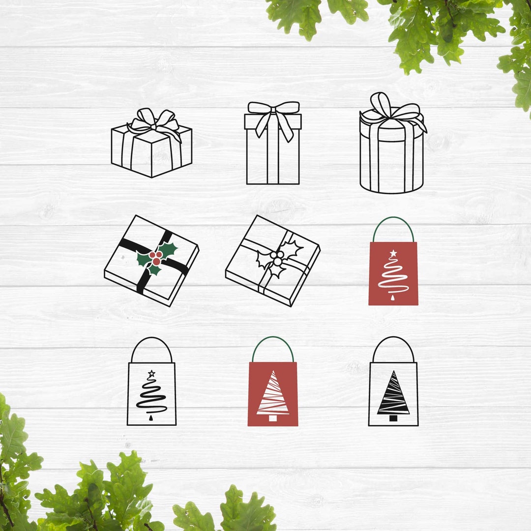 Christmas Present Svg Christmas Gift Svg Birthday Gift Svg - Etsy
