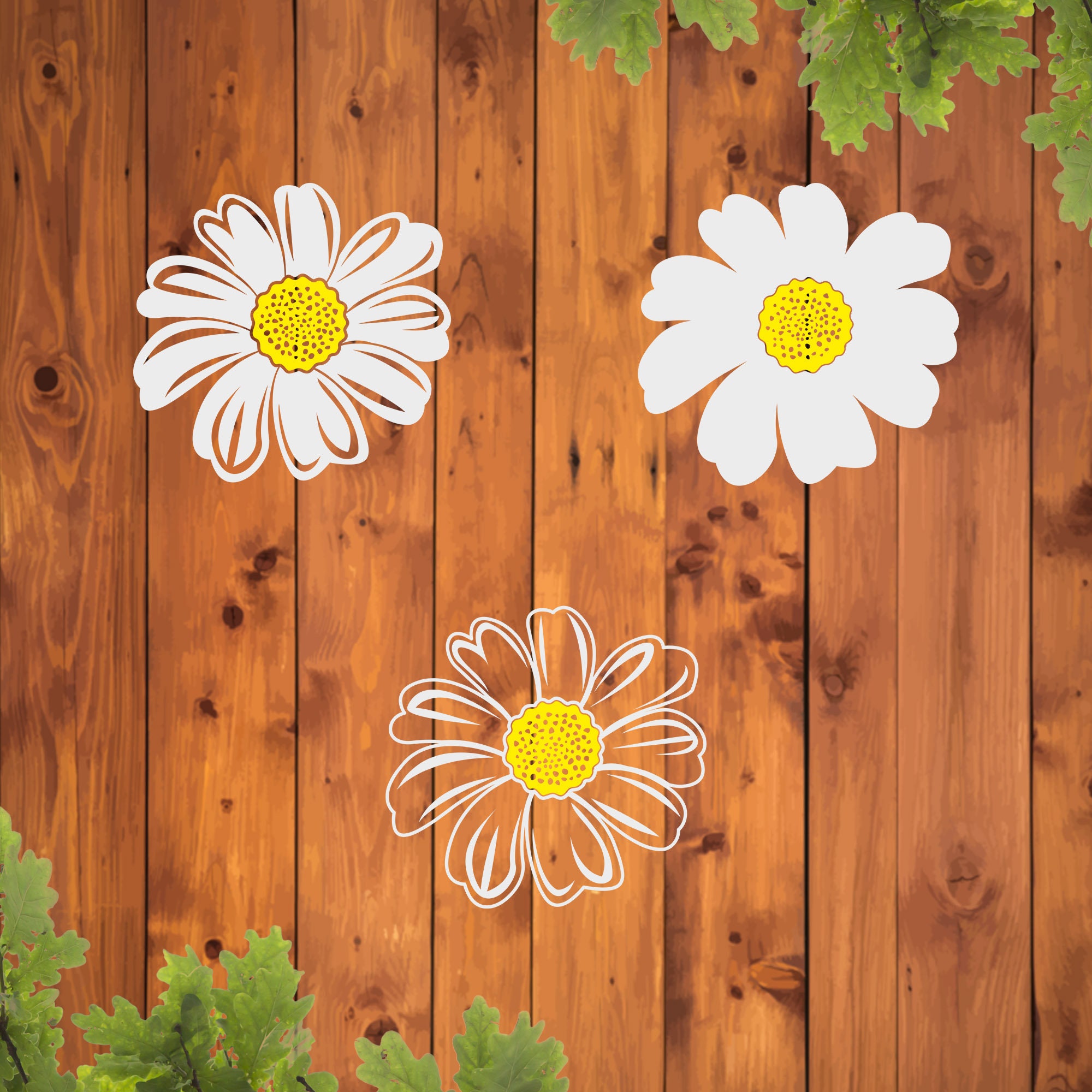 SVG, Daisy Svg, Daisy Flower Svg, Simple Daisy Svg, Daisy Silhouette ...