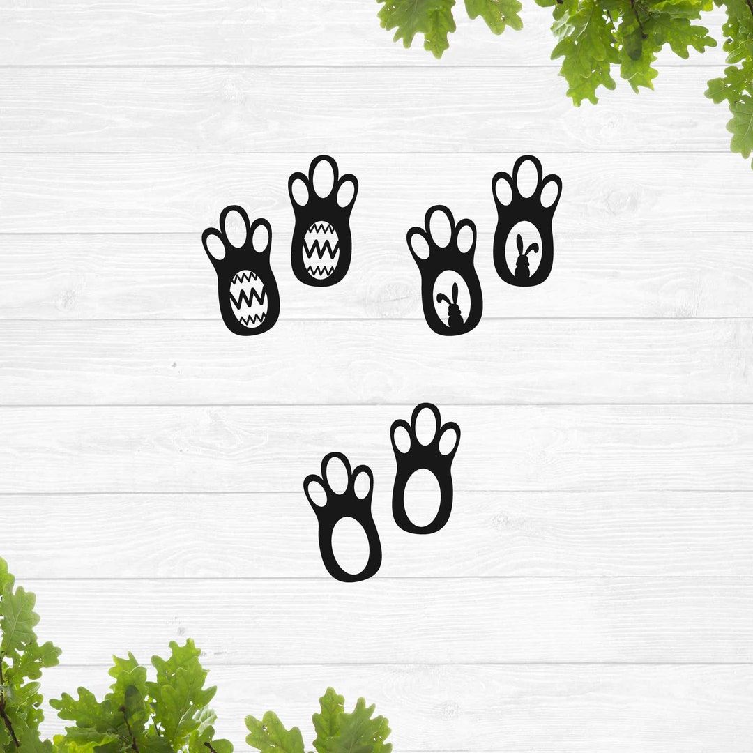 Bunny Feet Svg, Bunny Paws Svg, Bunny Paw Print Svg, Easter Bunny Svg ...